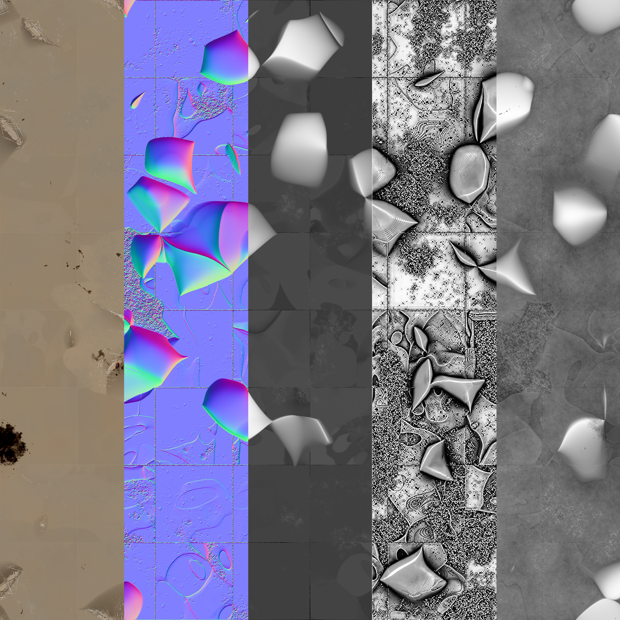 Broken Tiles Texture Set – Matthew Tunney